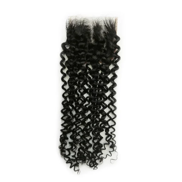 Premium Jerry Curly Closure for Formal Look - Jinsite Hair