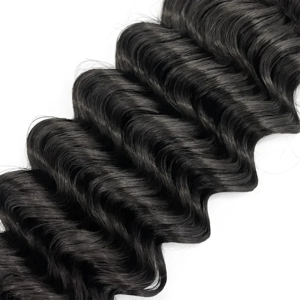 High-Quality Deep Wave Hair Extensions Raw Hair Weft